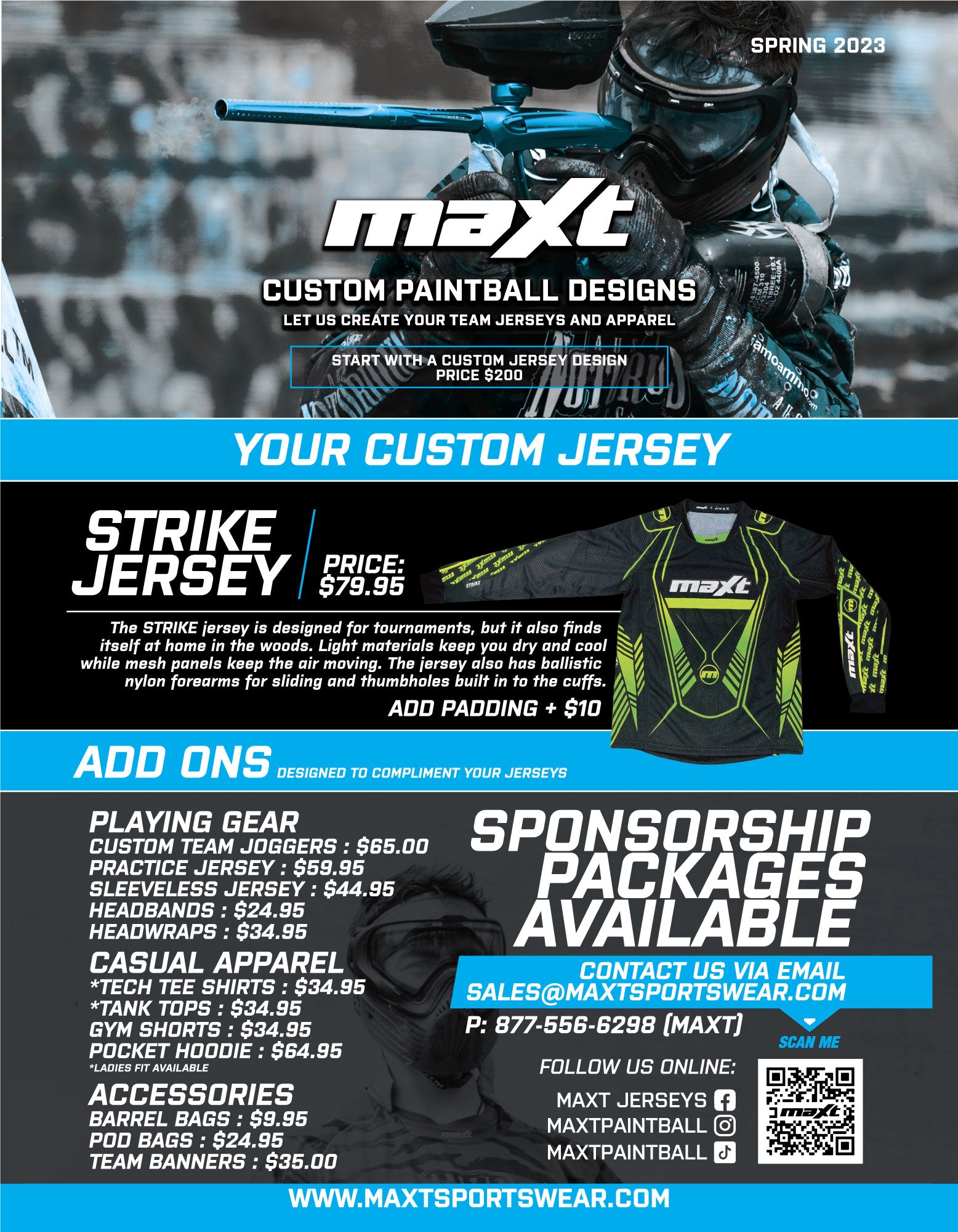 Custom Paintball Jerseys – Maxt Sportswear