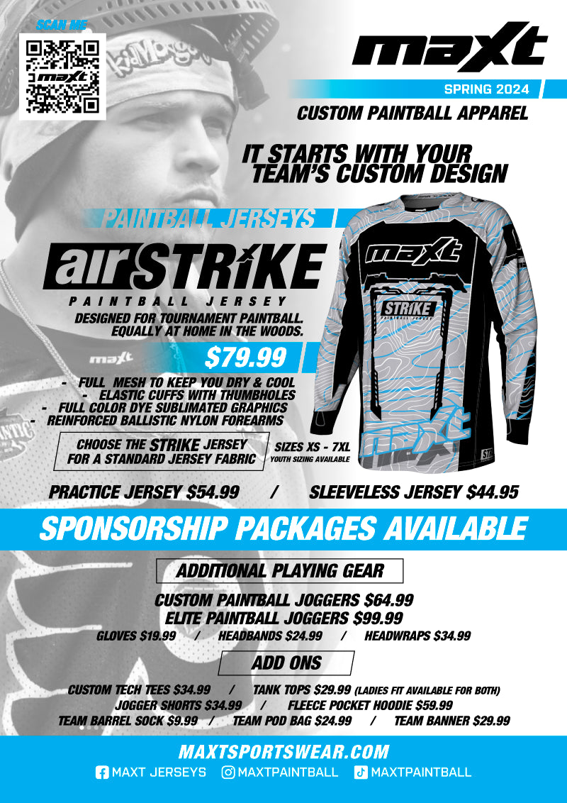 Custom Paintball Jerseys – Maxt Sportswear