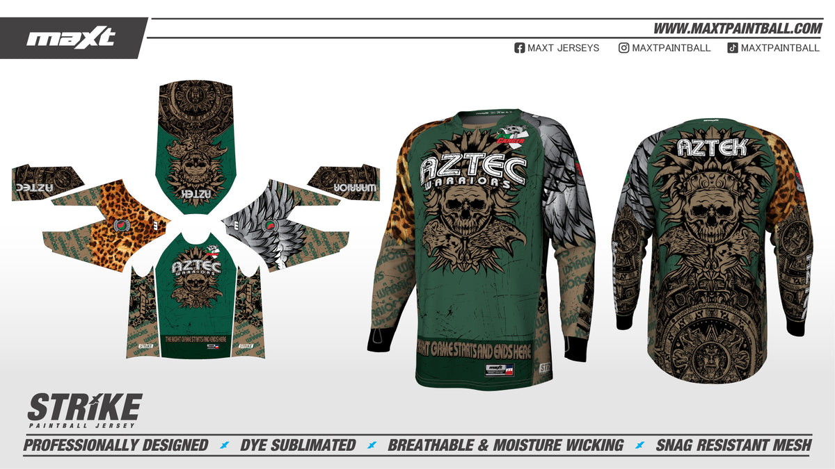 Aztec Warriors Strike Paintball Jersey – Maxt Sportswear