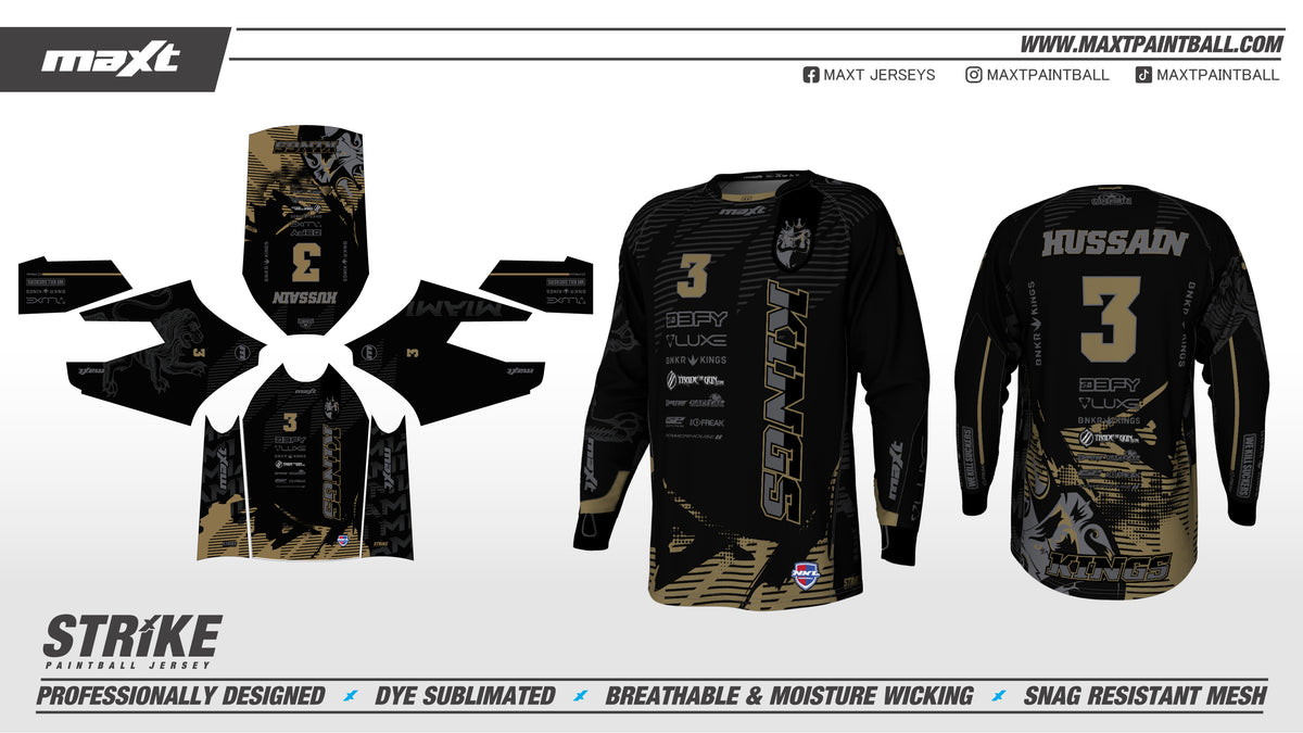 Miami Kings - NXL Las Vegas Home Paintball Jersey - MAXT AirStrike ...